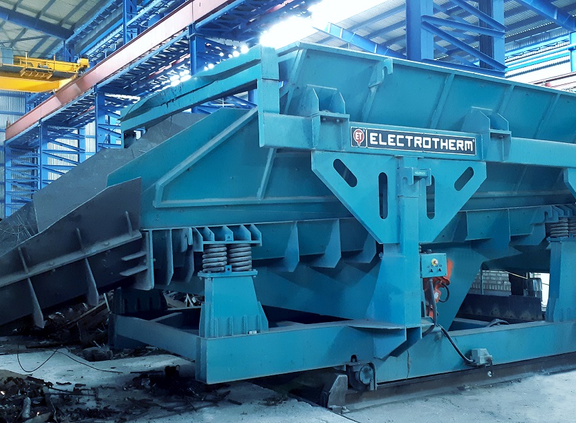 Vibratory Feeder & Charger for Induction Furnance | Electrotherm E&T